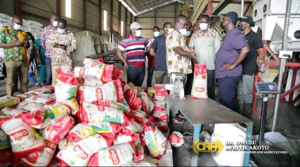 Agric Minister Visits GADCO Rice Mill In The Volta Region – Accra Mail