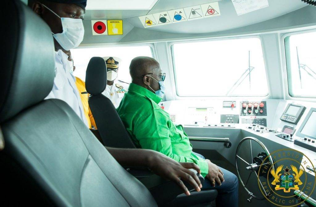 President Akufo-Addo delivers 4 modern naval ships to the Ghana Navy ...