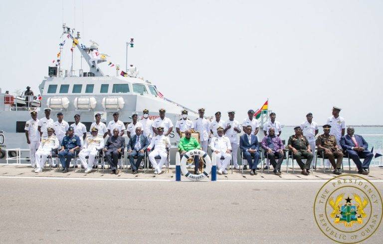 President Akufo-Addo delivers 4 modern naval ships to the Ghana Navy ...
