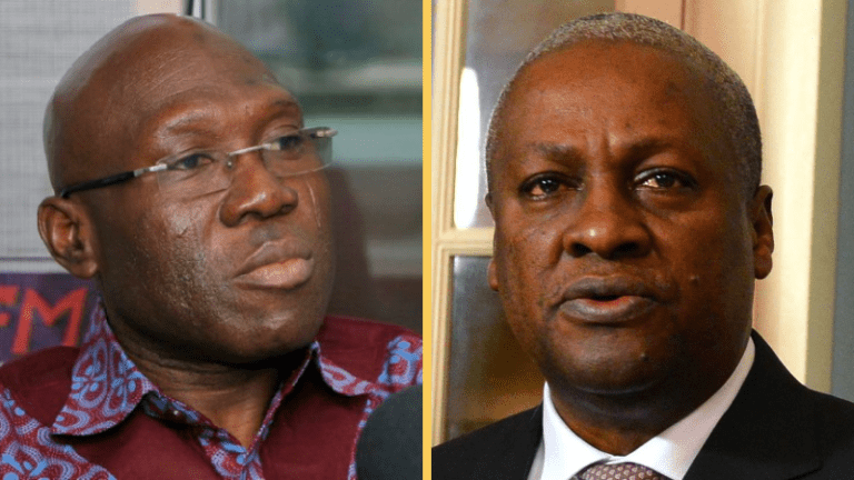 John Mahama and Inusah Fuseini's names popped up in the Achimota Forest ...